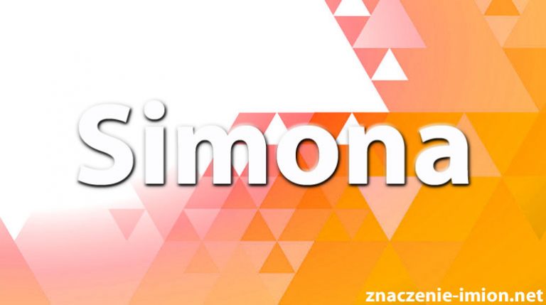 Simona - znaczenie imienia Simona